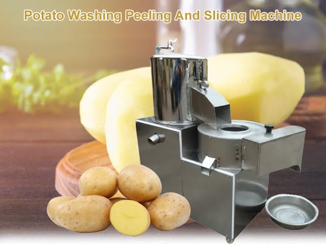 Potato Peeler and Slicer Machine